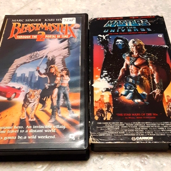 Other | Vhs Tape Set Beastmaster 2 And Masters Of The Universe | Poshmark